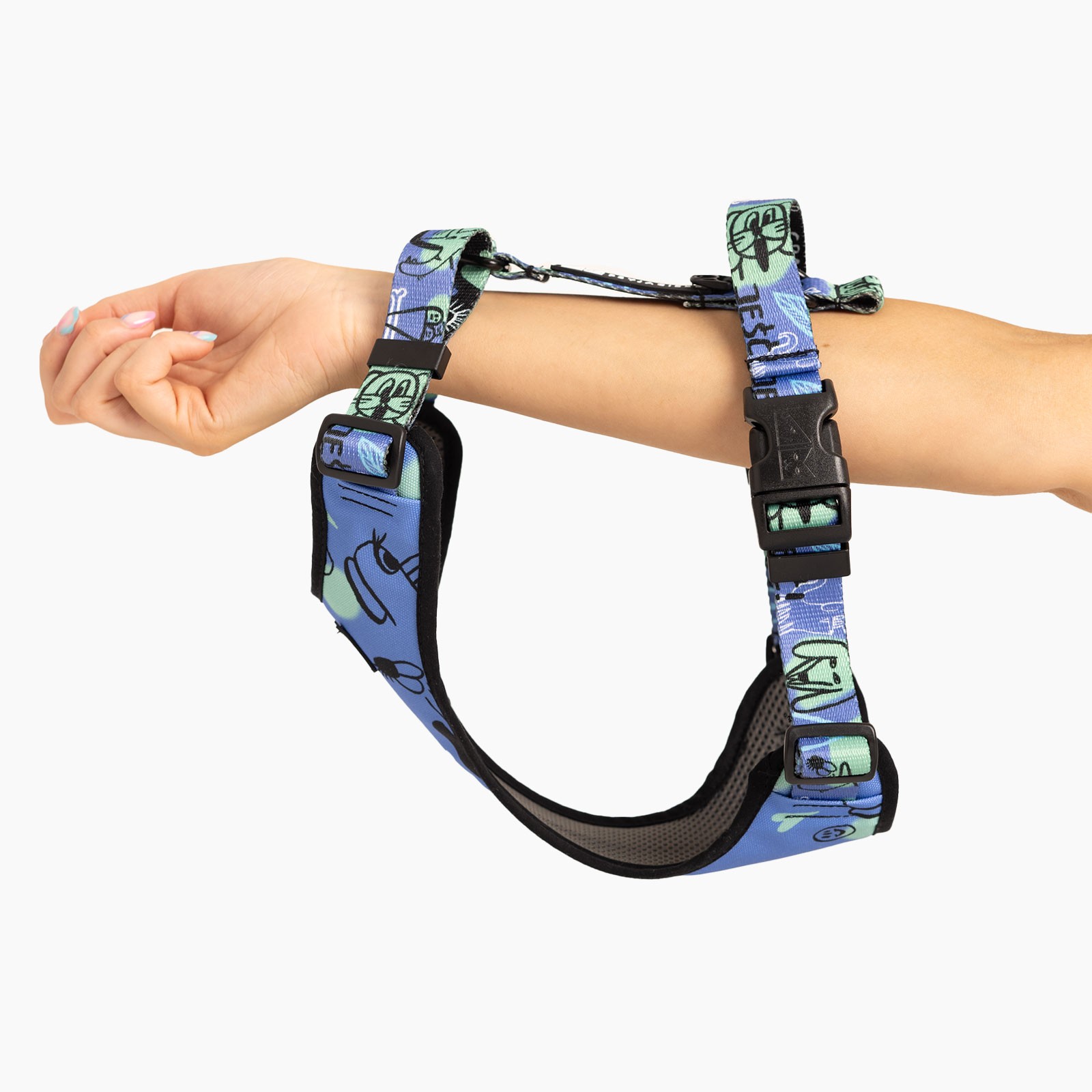 Dog or cat pressure free harness "Walk or treat" - Psyjaciele